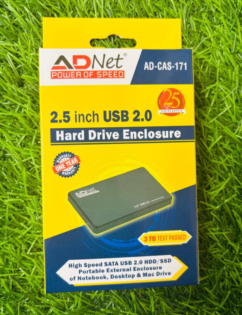 USB 2.0 SATA Hard Drive Enclosure | HDD Enclosure | ADNET