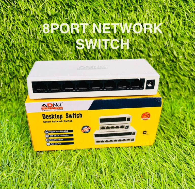 AD Net 8 Port 10/100 Mbps Desktop Network Switch (ADP-DS-1522) - AD Net ...