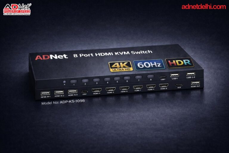 8 PORT HDMI KVM USB SWITCH 4K 60 Hz ADP-KS-1098 (8 COMPUTER SHARE 1 ...