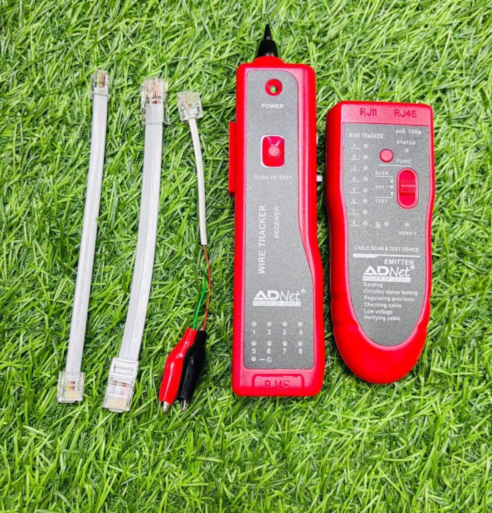Network LAN Cable Tester Kit with Wire Tracker , RJ45 RJ11 Tone ...