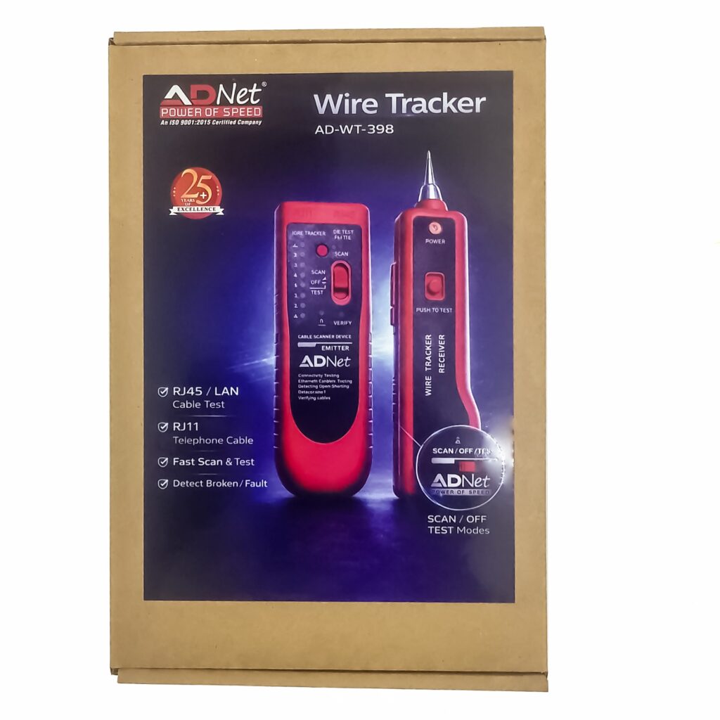Network LAN Cable Tester Kit with Wire Tracker , RJ45 RJ11 Tone ...